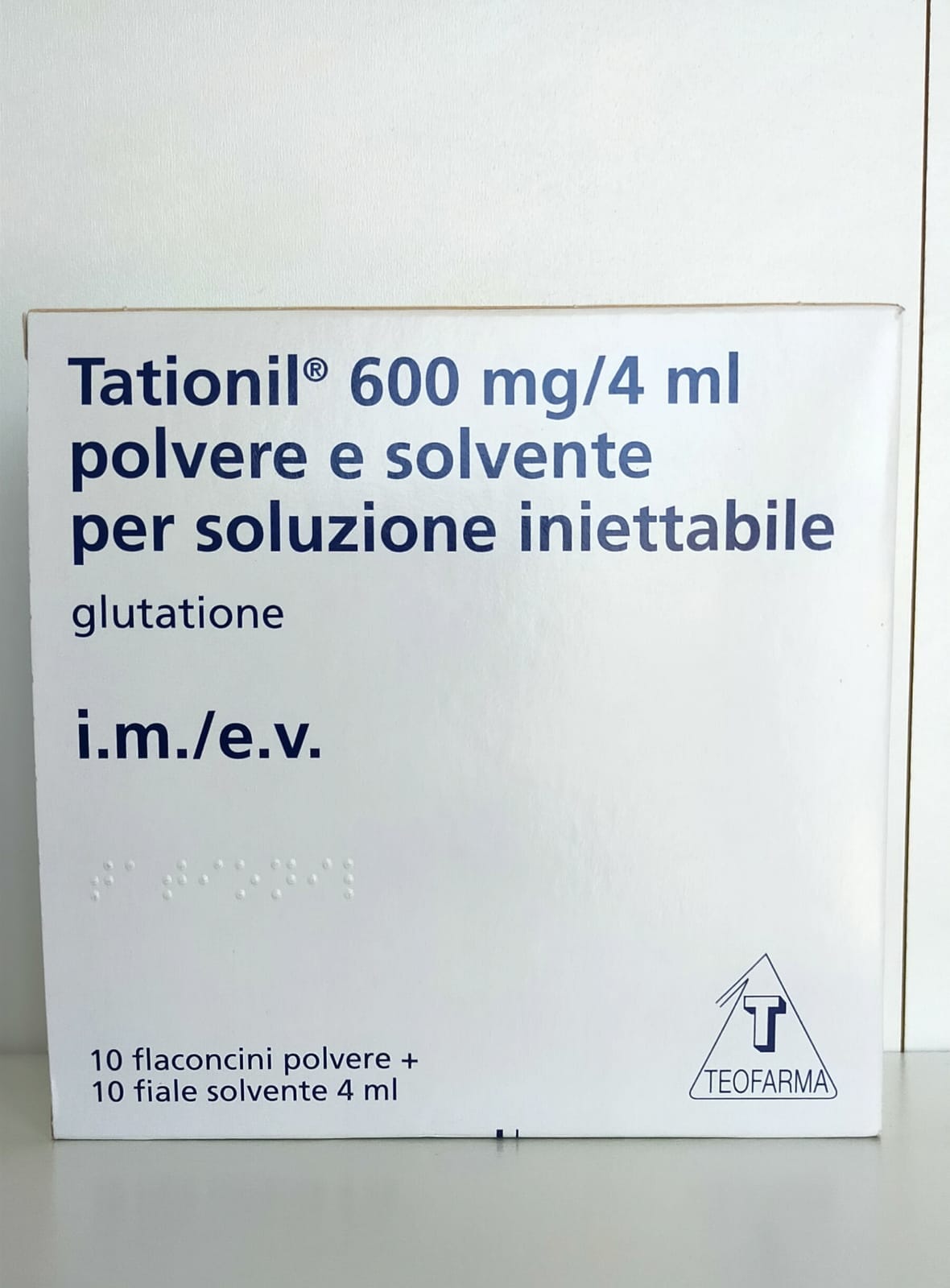TATIONIL GLUTHIONE 600MG/4ML – brunodermalfiller.com